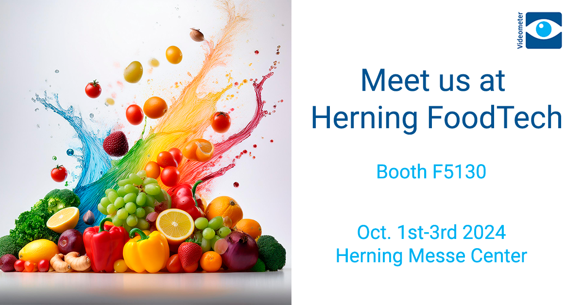 Meet us at Herning FoodTech 2024 - Videometer